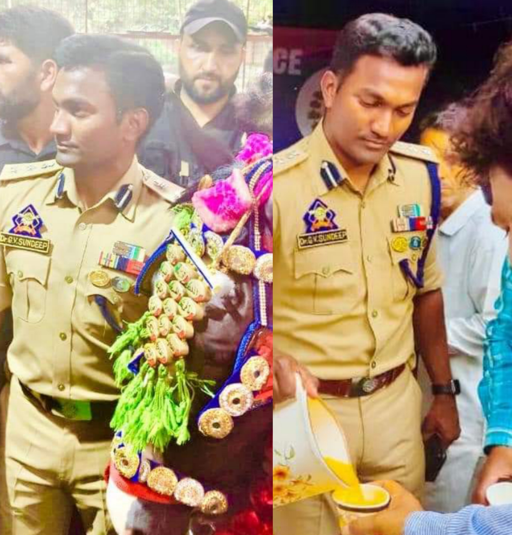 SSP Kulgam along with other Officers visited Shahoo & Sachan of Devsar ...